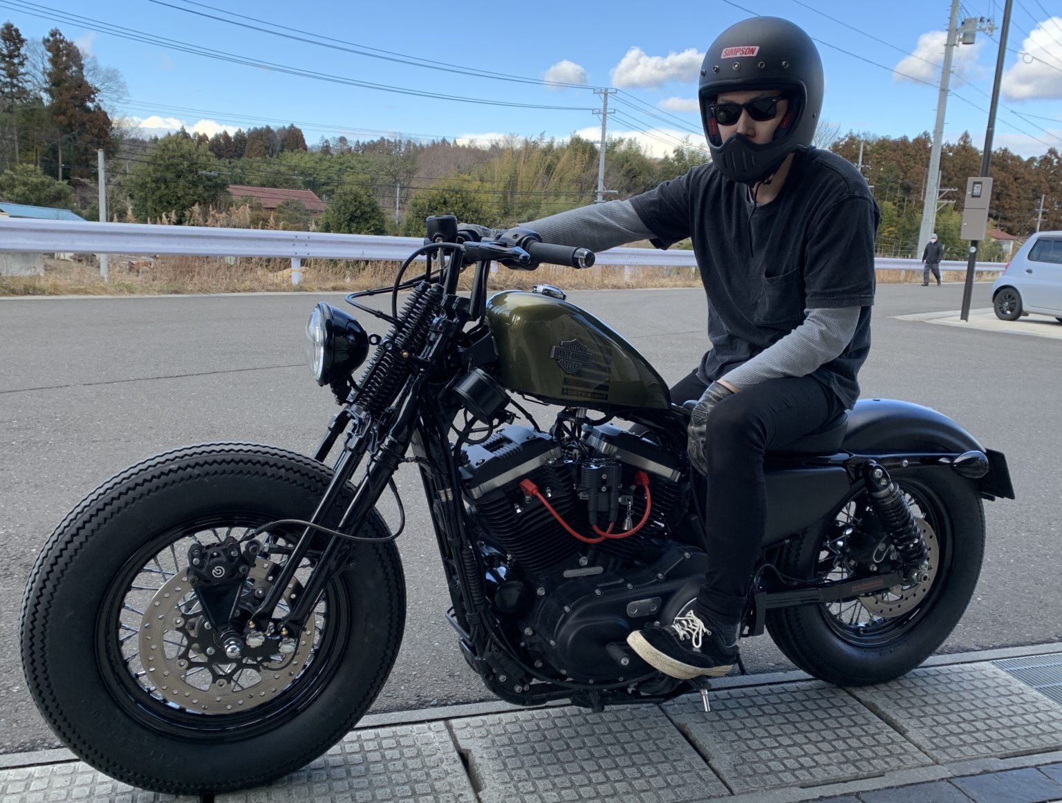 SIMPSONのM50のヘルメットレビュー | スポーツスターアイアンのある生活